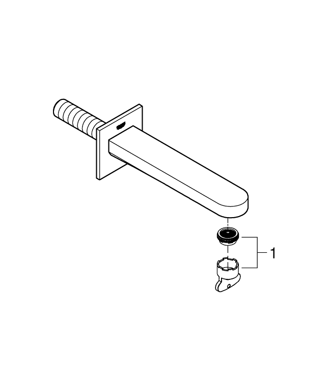 GROHE Plus Bath spout | GROHE