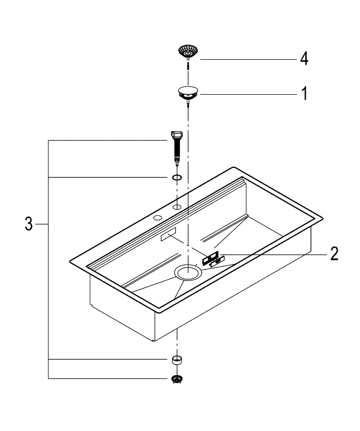 K800 Stainless steel sink | GROHE