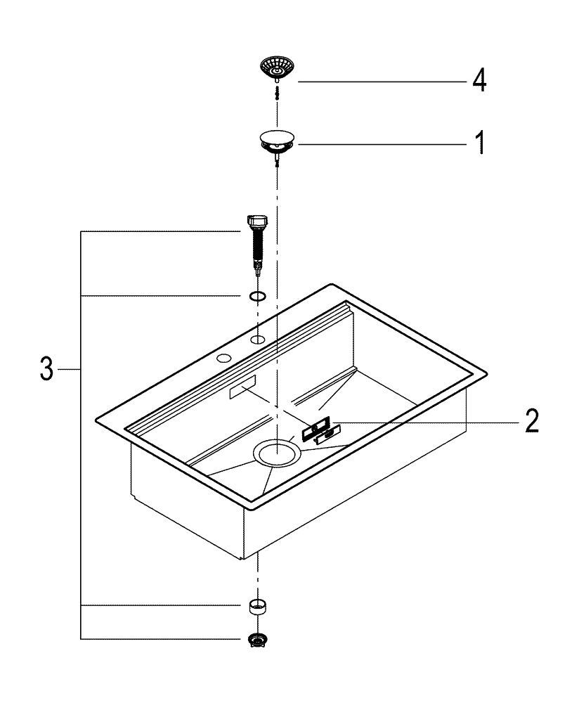 K800 Stainless steel sink | GROHE