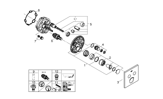 SmartControl Concealed mixer with 2 valves | GROHE