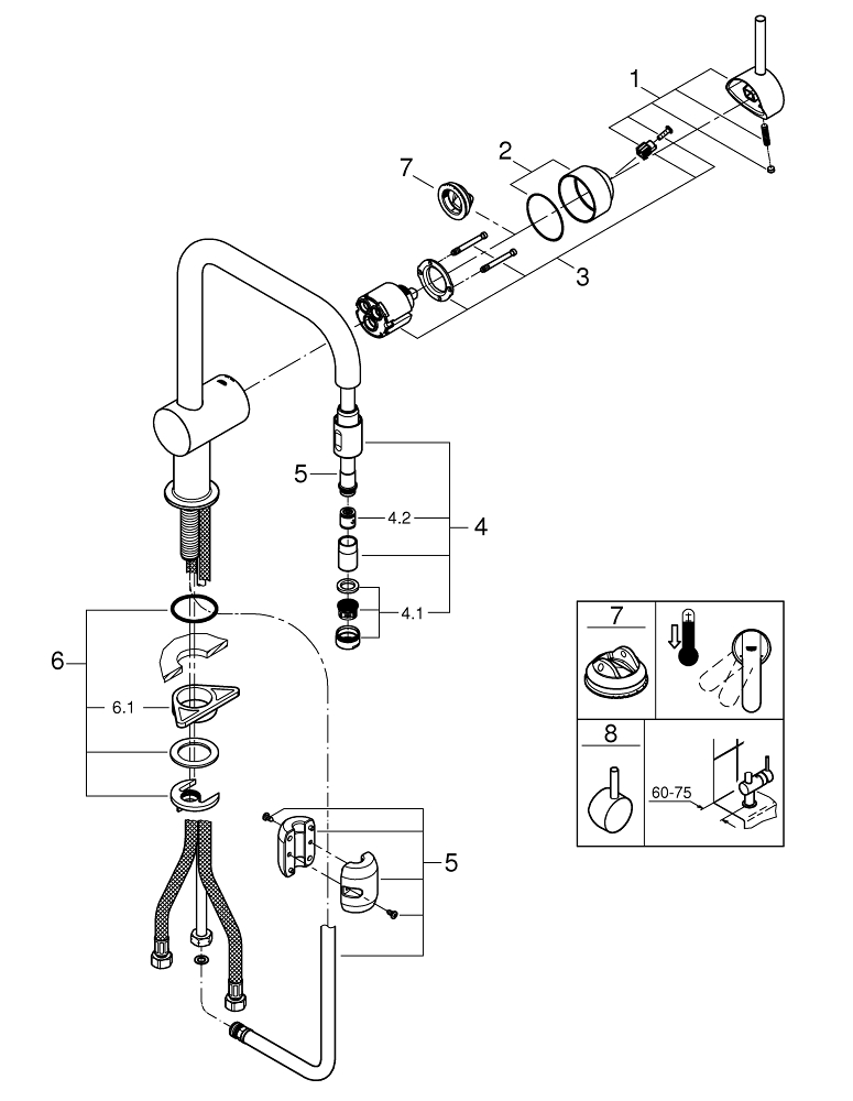 Minta Single-lever sink mixer 1/2″ | GROHE