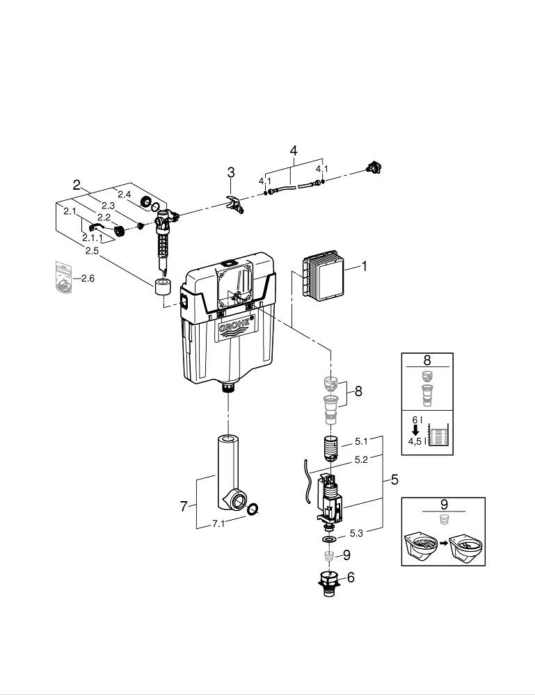 Flushing cistern GD 2 | GROHE