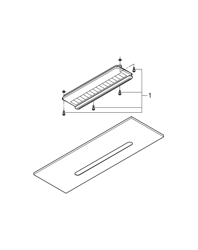 Rainshower Aqua Cascade Ceiling shower cover including spray former | GROHE