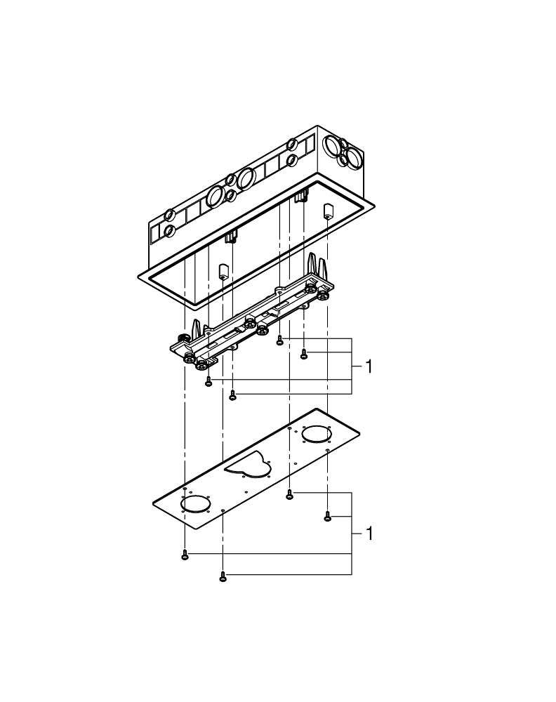 Rainshower Aqua Small rough-in for ceiling showers | GROHE