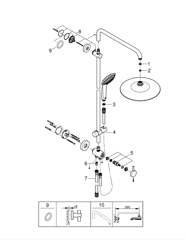 Euphoria System 260 Shower System | GROHE