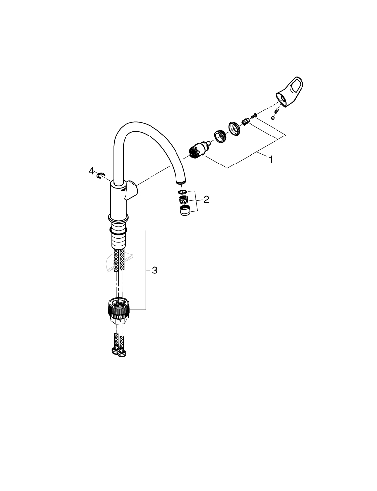 Start Flow Keukenmengkraan | GROHE België nv