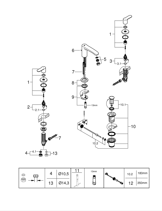 欧瑞士达 都市型 欧瑞士达都市型双把手面盆龙头 | 德国高仪中国官方网站