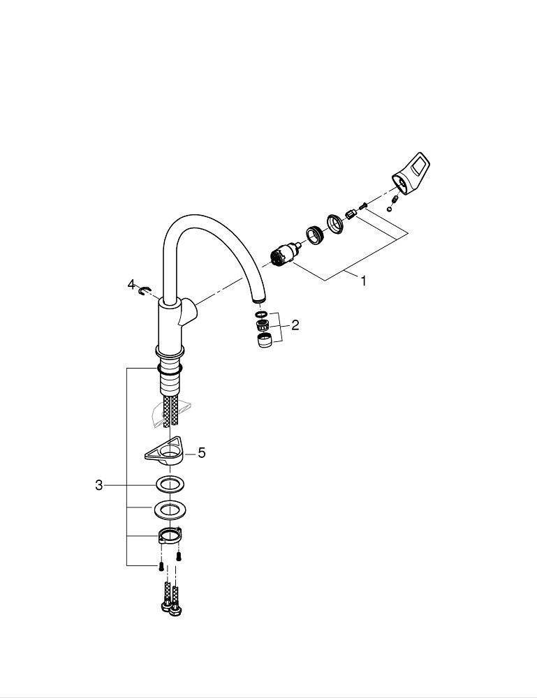 BauLoop Single-lever sink mixer 1/2″ | GROHE