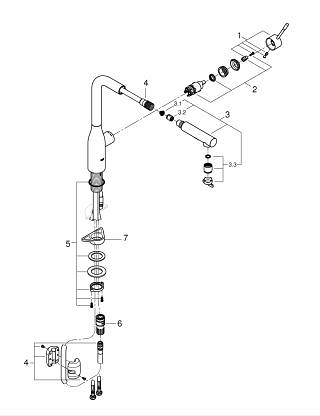 Essence Single-lever sink mixer 1/2″ | GROHE
