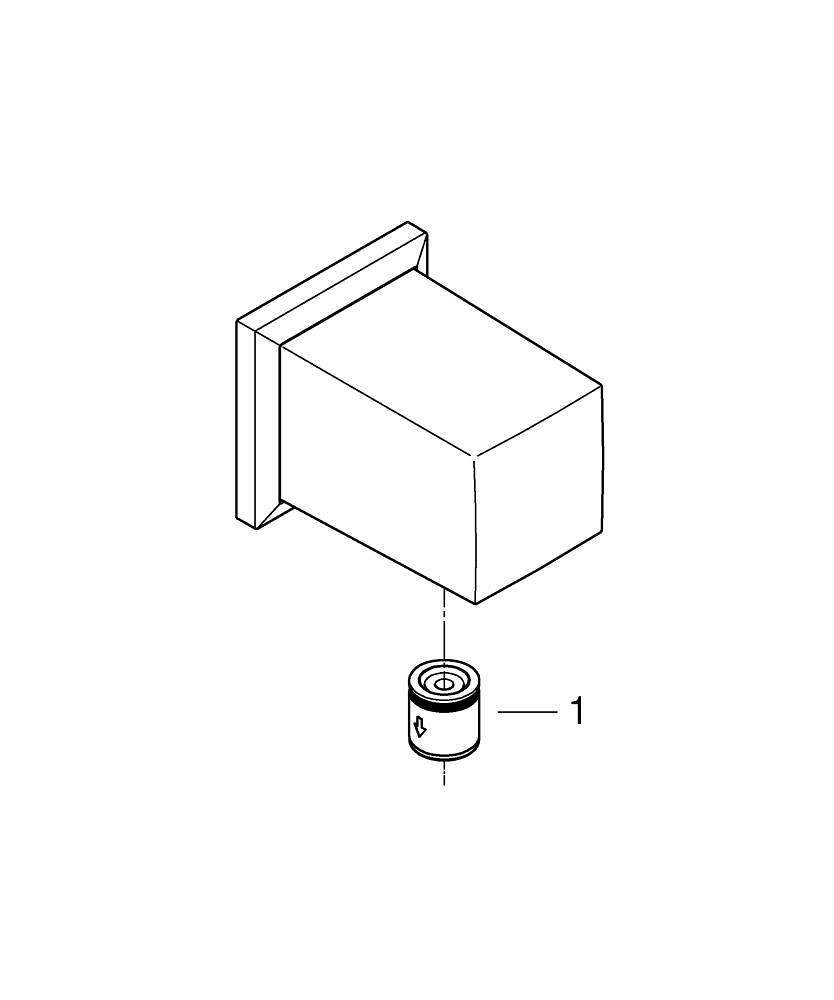 Allure Brilliant Shower outlet elbow, 1/2″ | GROHE