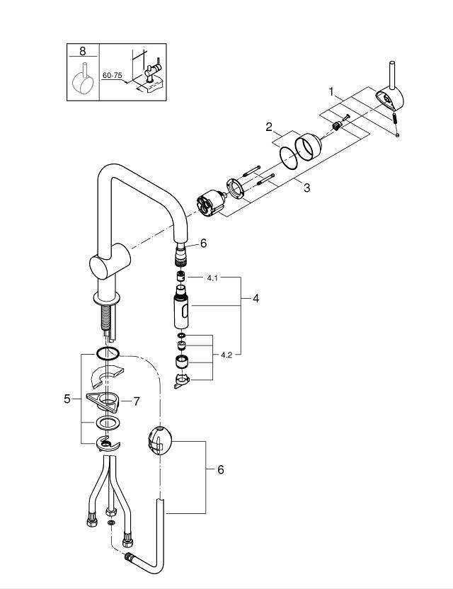 Minta Single-lever sink mixer 1/2″ | GROHE
