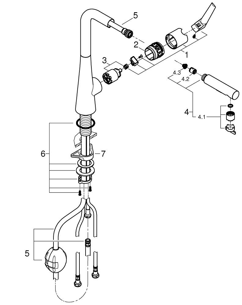 Zedra Single-lever sink mixer 1/2″ | GROHE