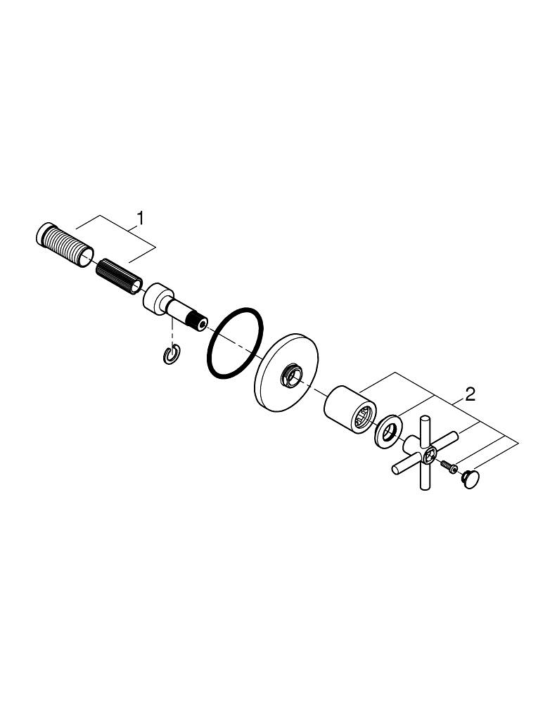 Atrio Concealed valve exposed part | GROHE