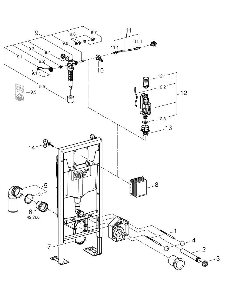 Rapid SL Rapid SL за GROHE Sensia | GROHE