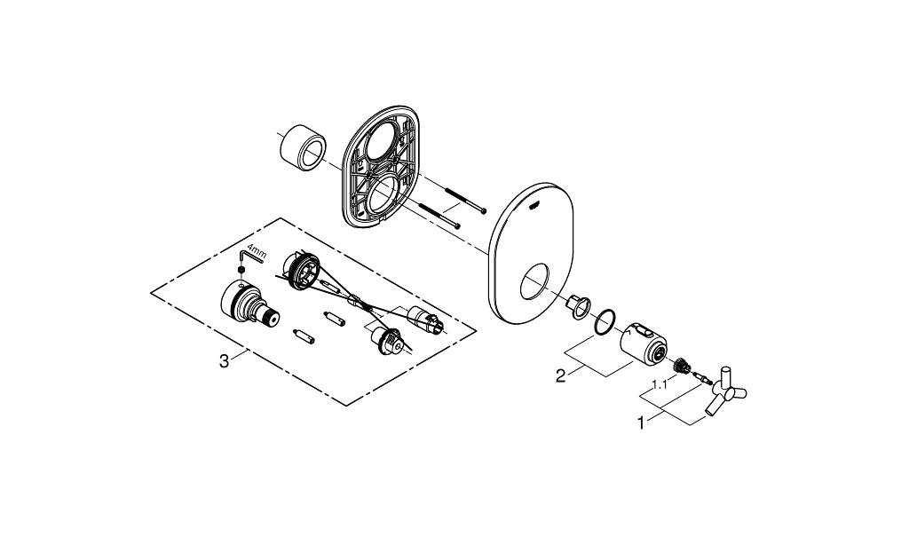 Atrio خلاط ترموستاتي مركزي | GROHE