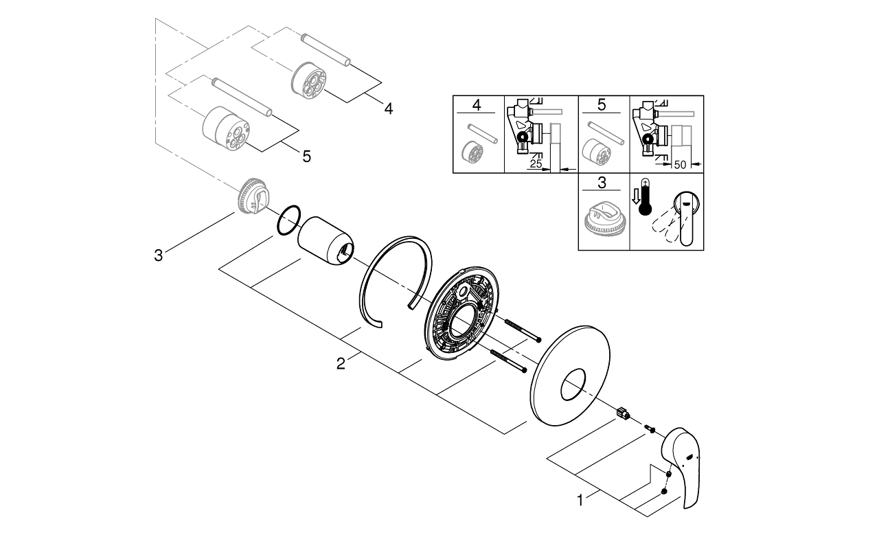Eurosmart Single-lever shower mixer | GROHE