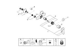 BauEdge Single-lever shower mixer | GROHE