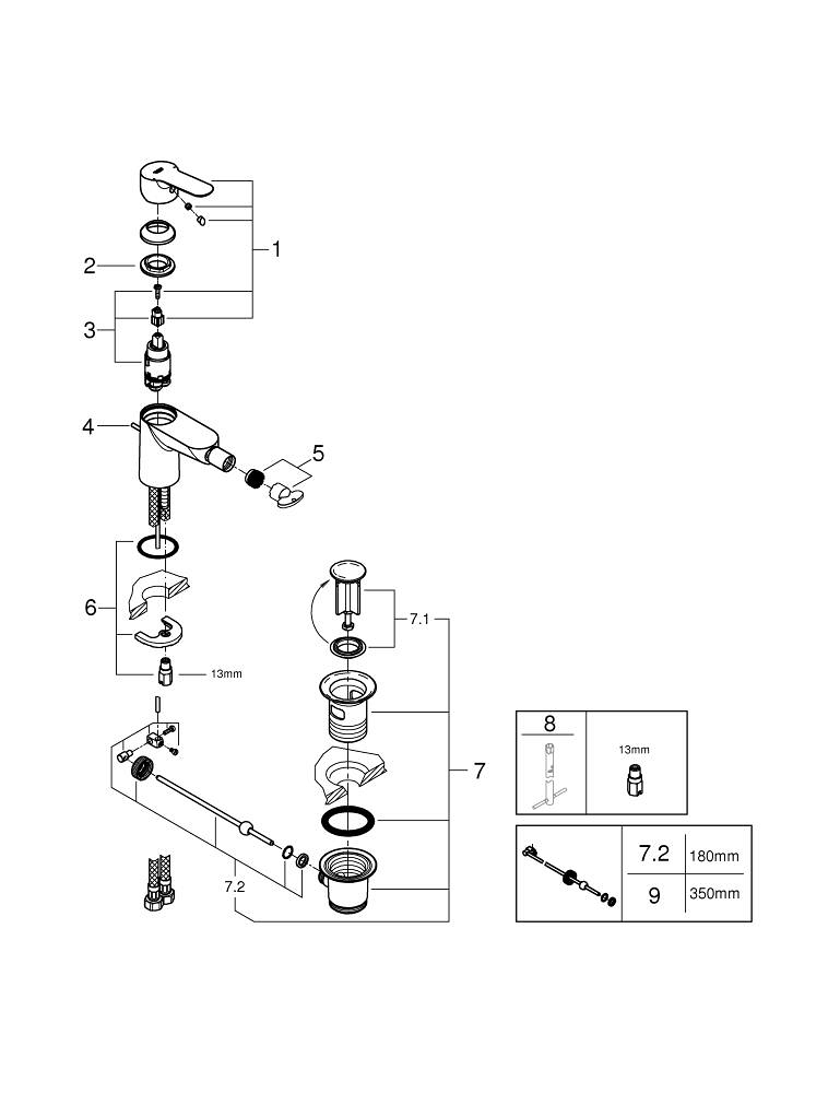 斯达艾德 单把手妇洗盆混合龙头 | 德国高仪中国官方网站