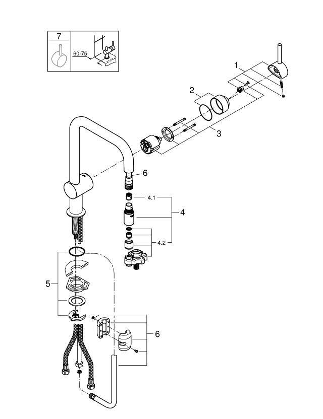Minta Single-lever sink mixer 1/2″ | GROHE