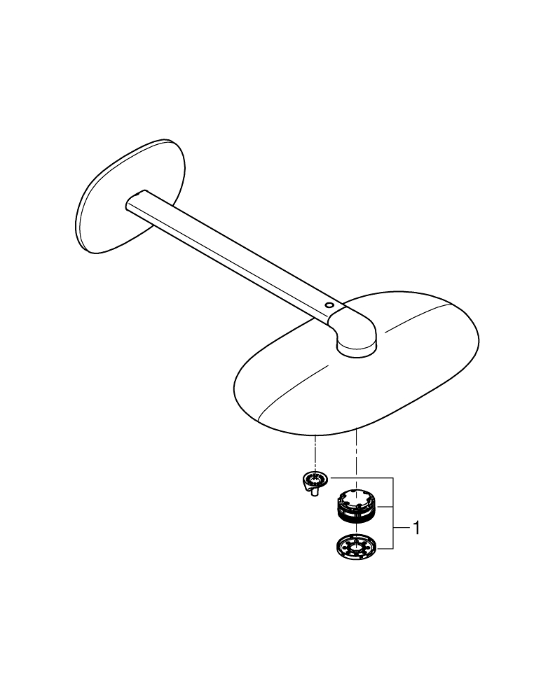 Rainshower Duo 360 Head shower set 450 mm, 2 sprays | GROHE