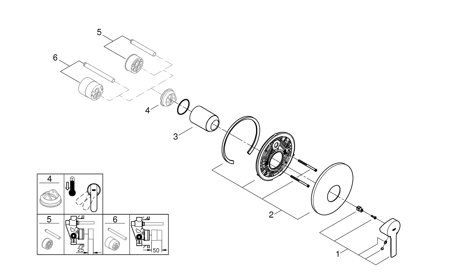 Lineare Single-lever shower mixer | GROHE 官方網站