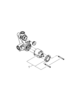 Single-lever mixer 1/2″, concealed body | GROHE