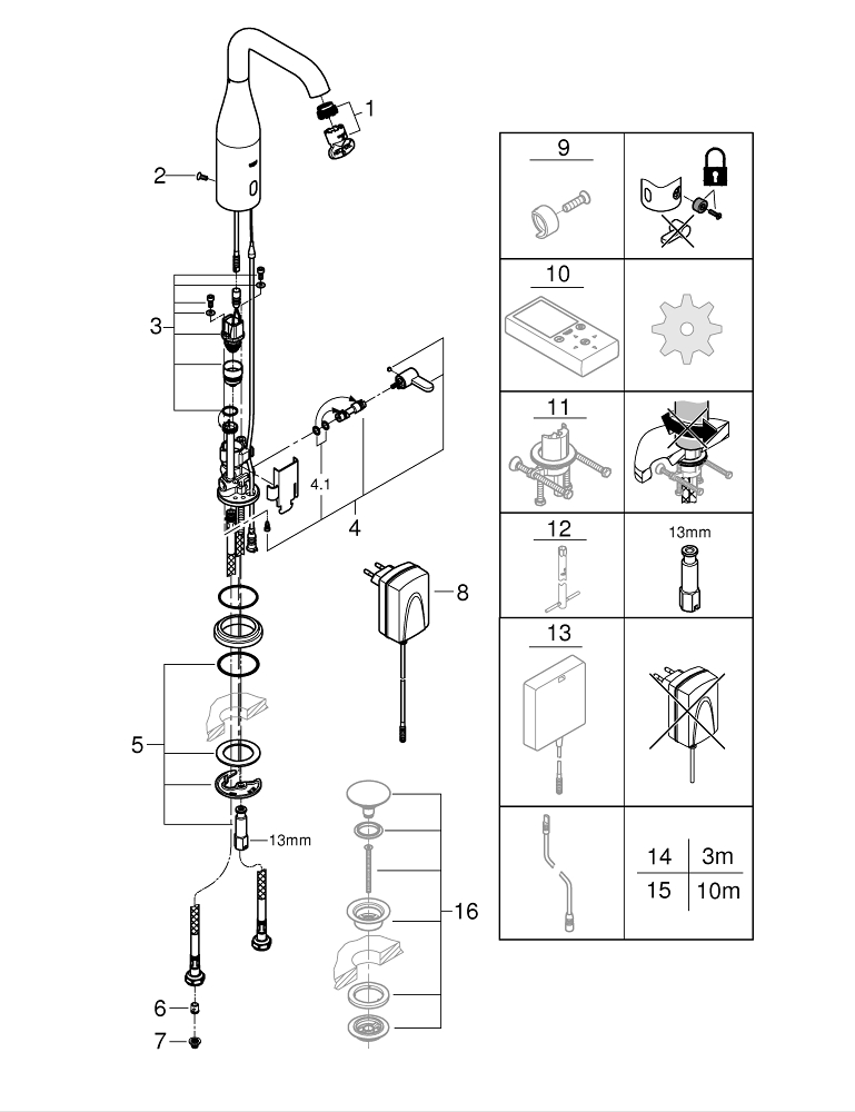 欧适 E 电子感应面盆龙头 | 德国高仪中国官方网站