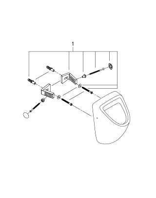 Bau Ceramic Urinal | GROHE