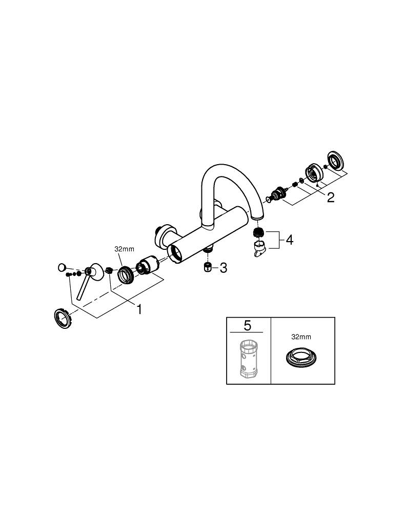 Atrio Single-lever bath/shower mixer | GROHE