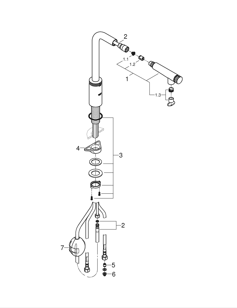 Minta SmartControl Sink mixer with SmartControl | GROHE