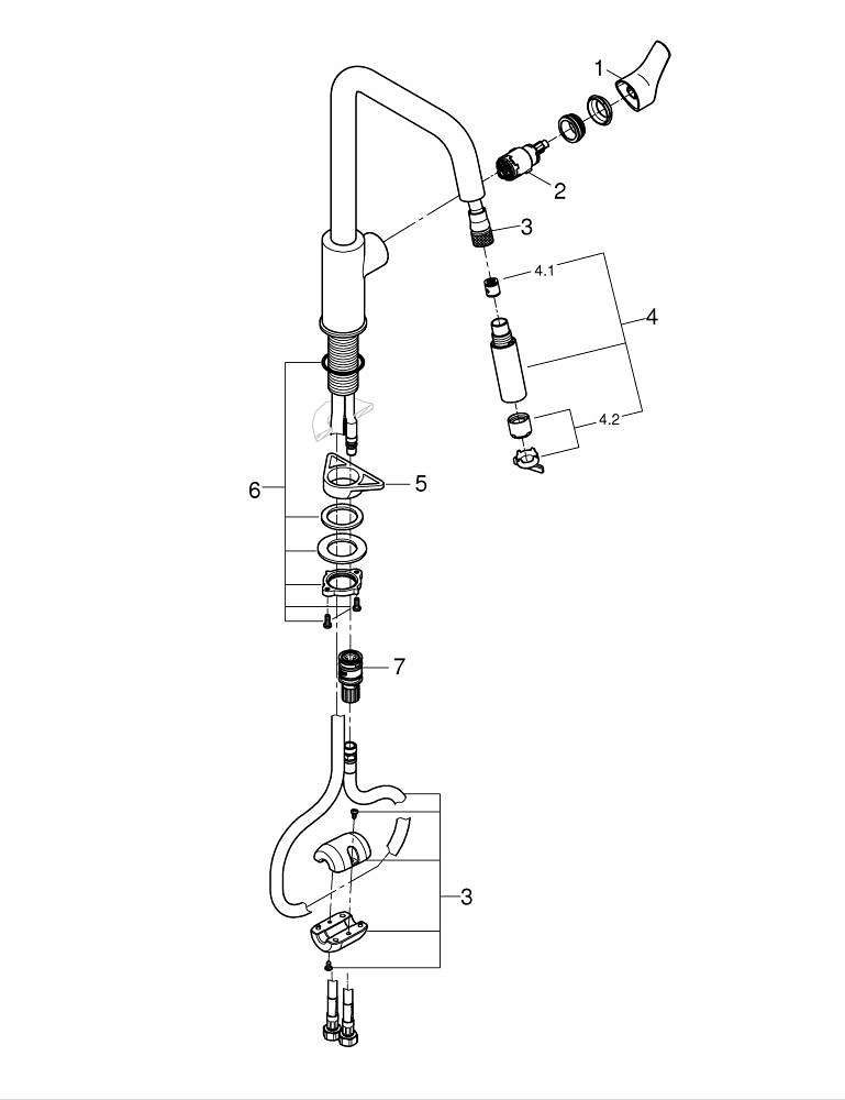 Eurosmart Single-lever sink mixer 1/2″ | GROHE