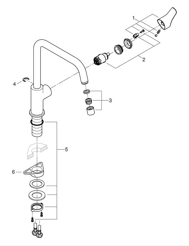 Eurosmart Single-lever sink mixer 1/2″ | GROHE