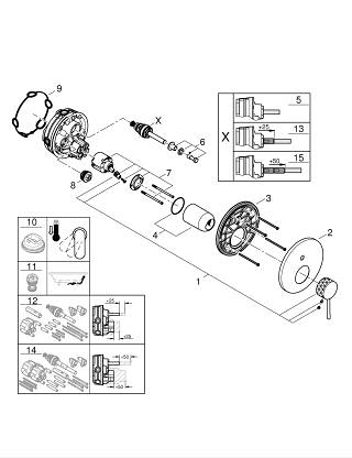 Essence Single-lever mixer with 2-way diverter | GROHE
