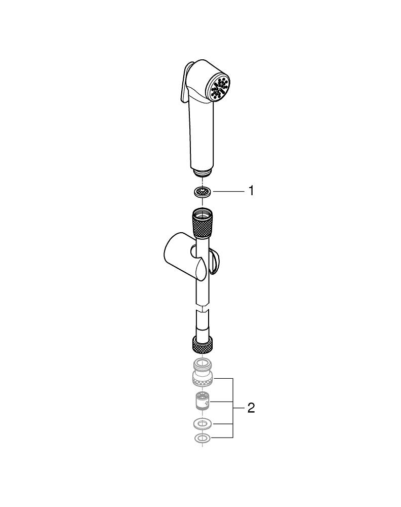 Tempesta-F Trigger Spray 30 Zestaw prysznicowy | GROHE