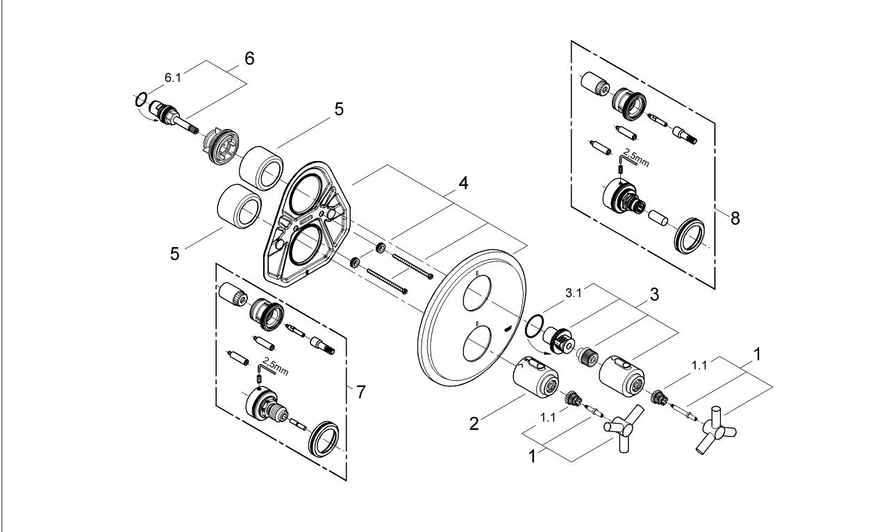 Atrio Thermostat shower mixer | GROHE Taiwan