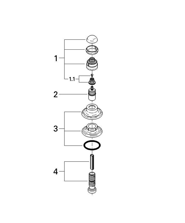 Sentosa Concealed valve exposed part | GROHE