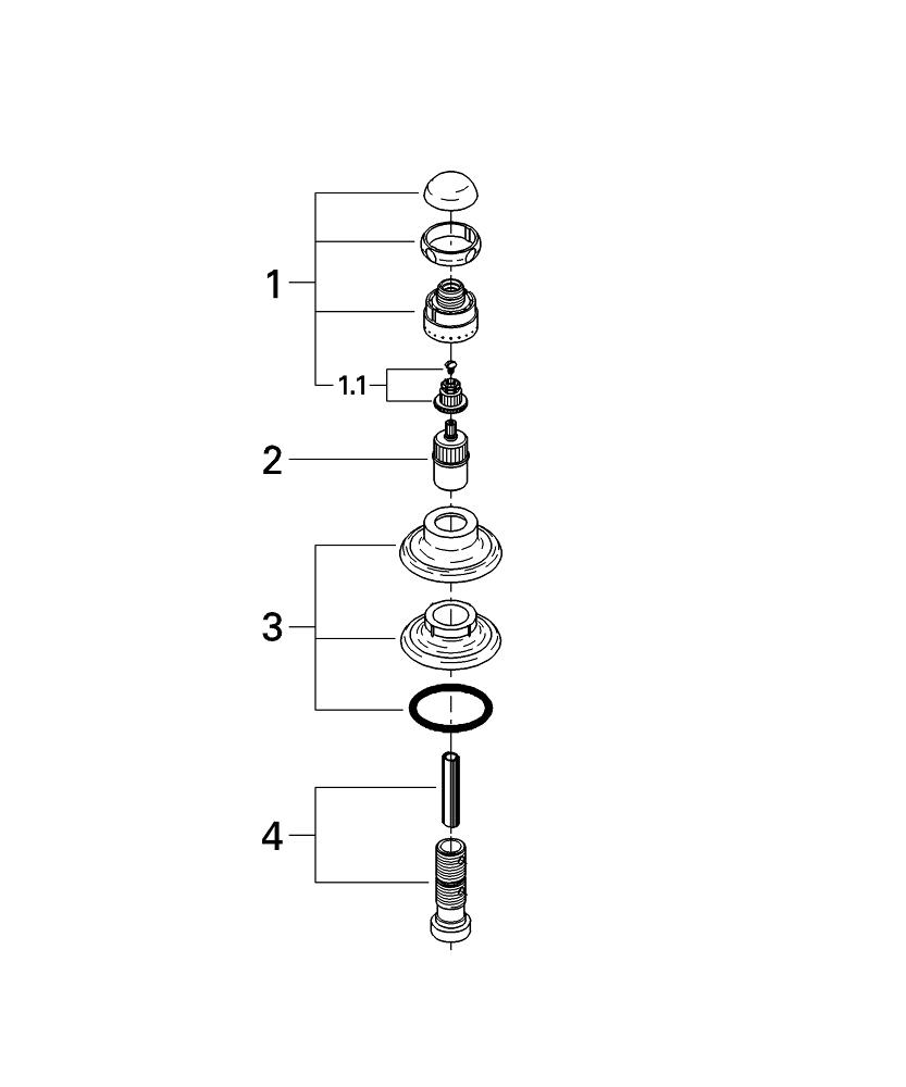 Sentosa Concealed valve exposed part | GROHE