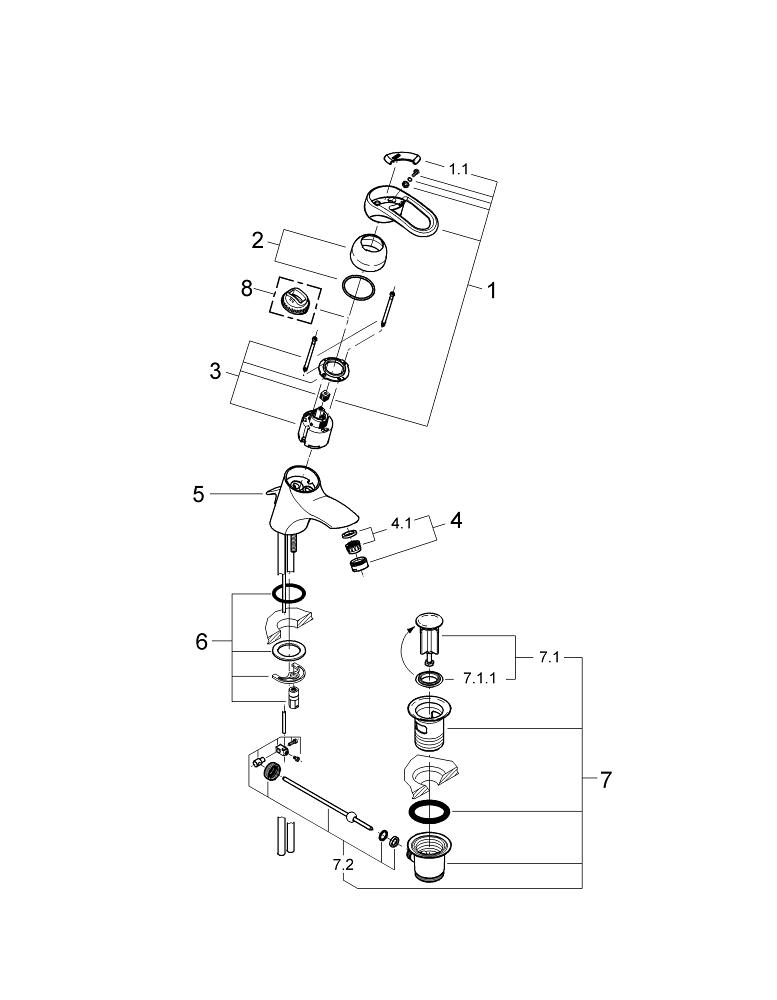 Chiara Single-lever basin mixer | GROHE