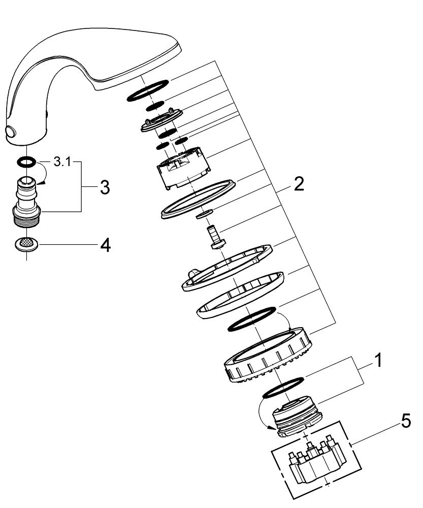 Relexa Plus 80 Pulsator Hand shower 2 sprays | GROHE