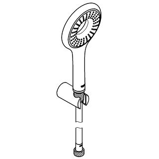 Euphoria System 180 Shower system with thermostat for wall mounting | GROHE