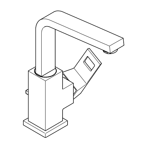 Eurocube Single-lever basin mixer 1/2″ M-Size | GROHE