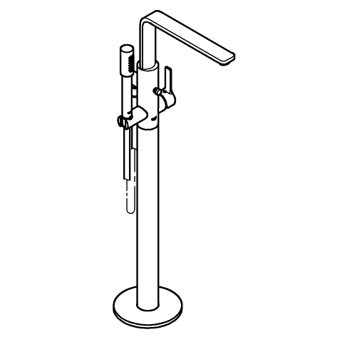 Lineare Wolnostojąca bateria wannowa | GROHE