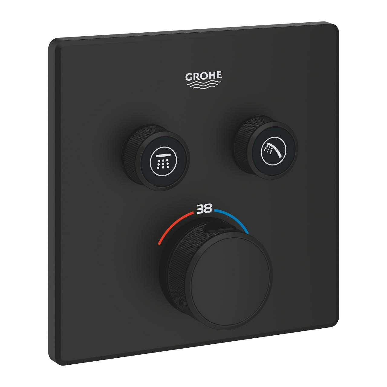 Grohtherm SmartControl Thermostat for concealed installation with 2 ...