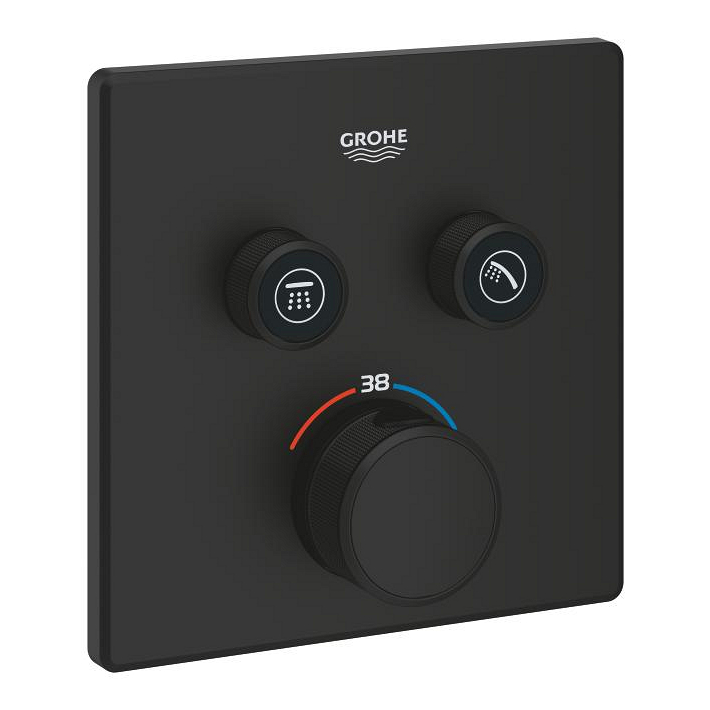 Grohtherm SmartControl Thermostat for concealed installation with 2 ...