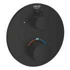 Grohtherm Cube Thermostatic shower mixer for 2 outlets with integrated ...