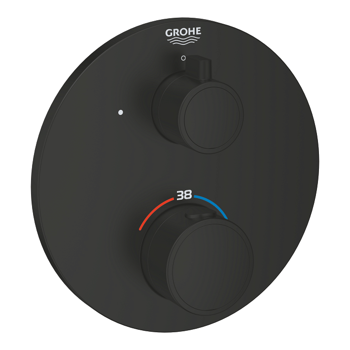 Grohtherm Safety mixer for 1 outlet with shut off valve | GROHE