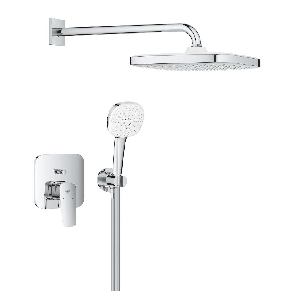 Cubeo Pack pour douche encastrée avec Tempesta 250 | GROHE