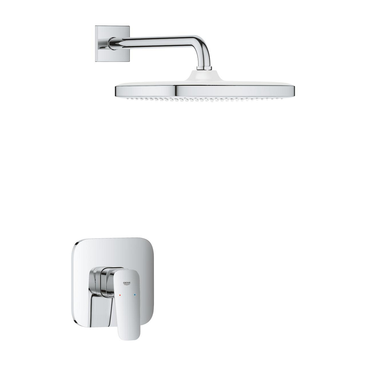 GROHE Cubeo Concealed shower system with Tempesta 250 | GROHE