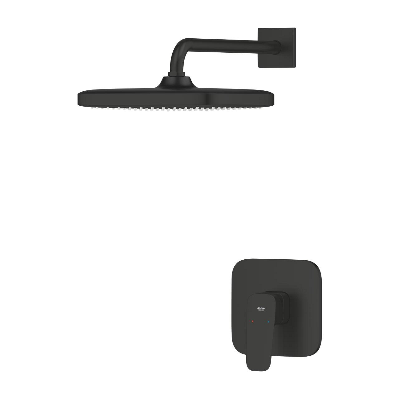 GROHE Cubeo Concealed shower system with Tempesta 250 | GROHE