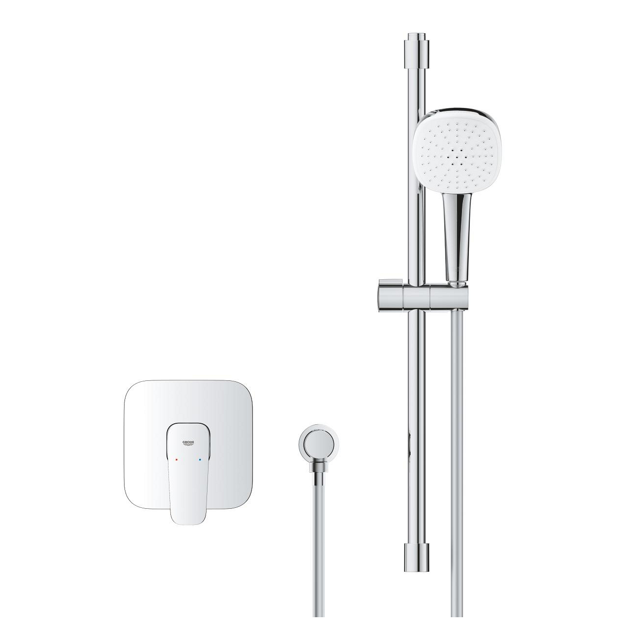 GROHE Cubeo Concealed shower system with Tempesta 110 | GROHE